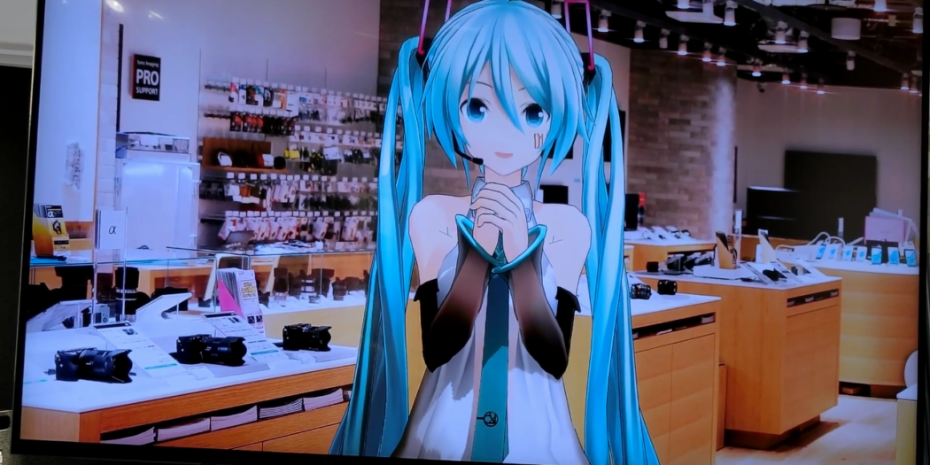 ¡Hatsune Miku es la videoguía de la tienda Sony Store en Sapporo! - VNN