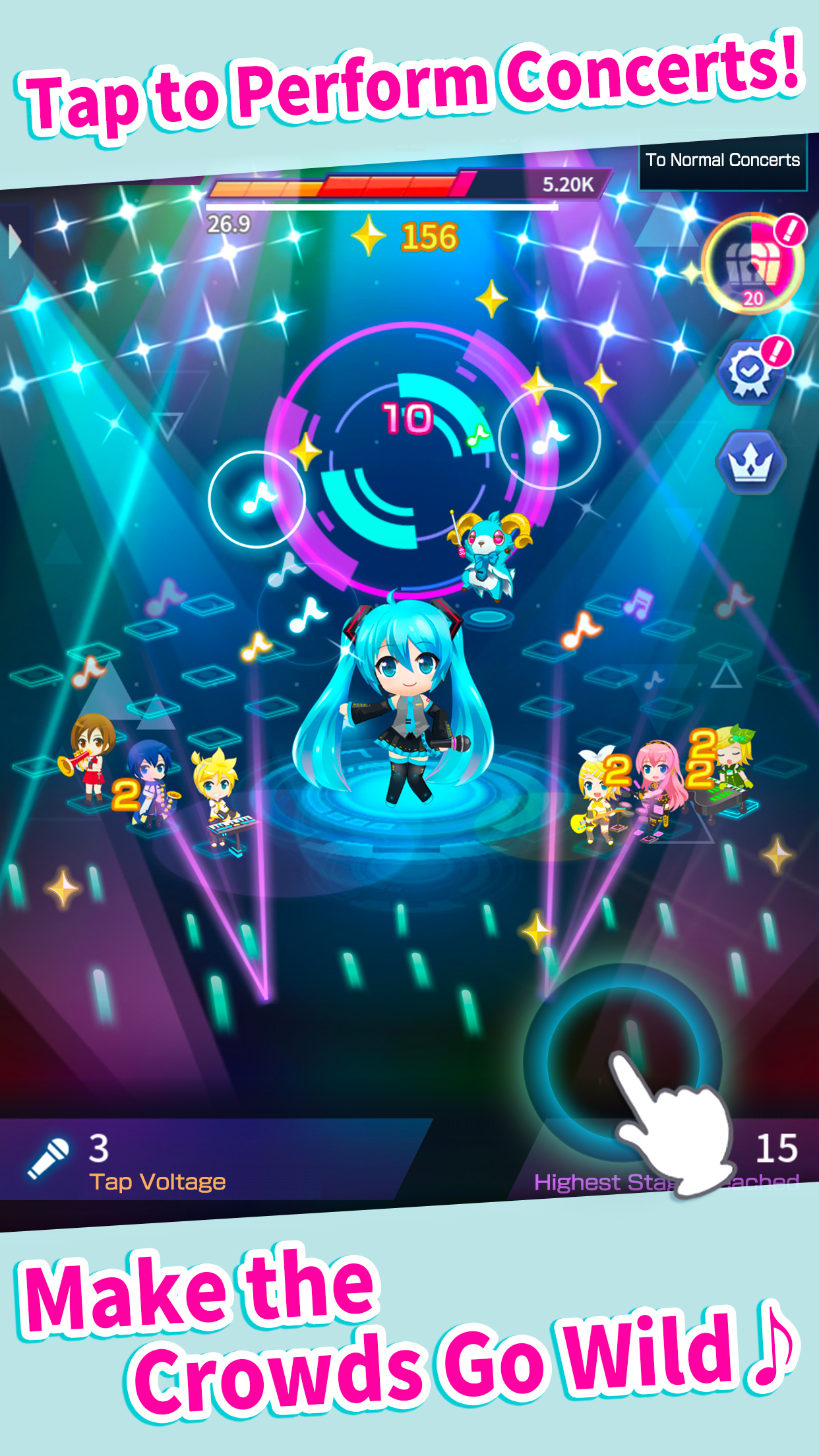 "Hatsune Miku - Tap Wonder" Official Release and Game Details! - VNN