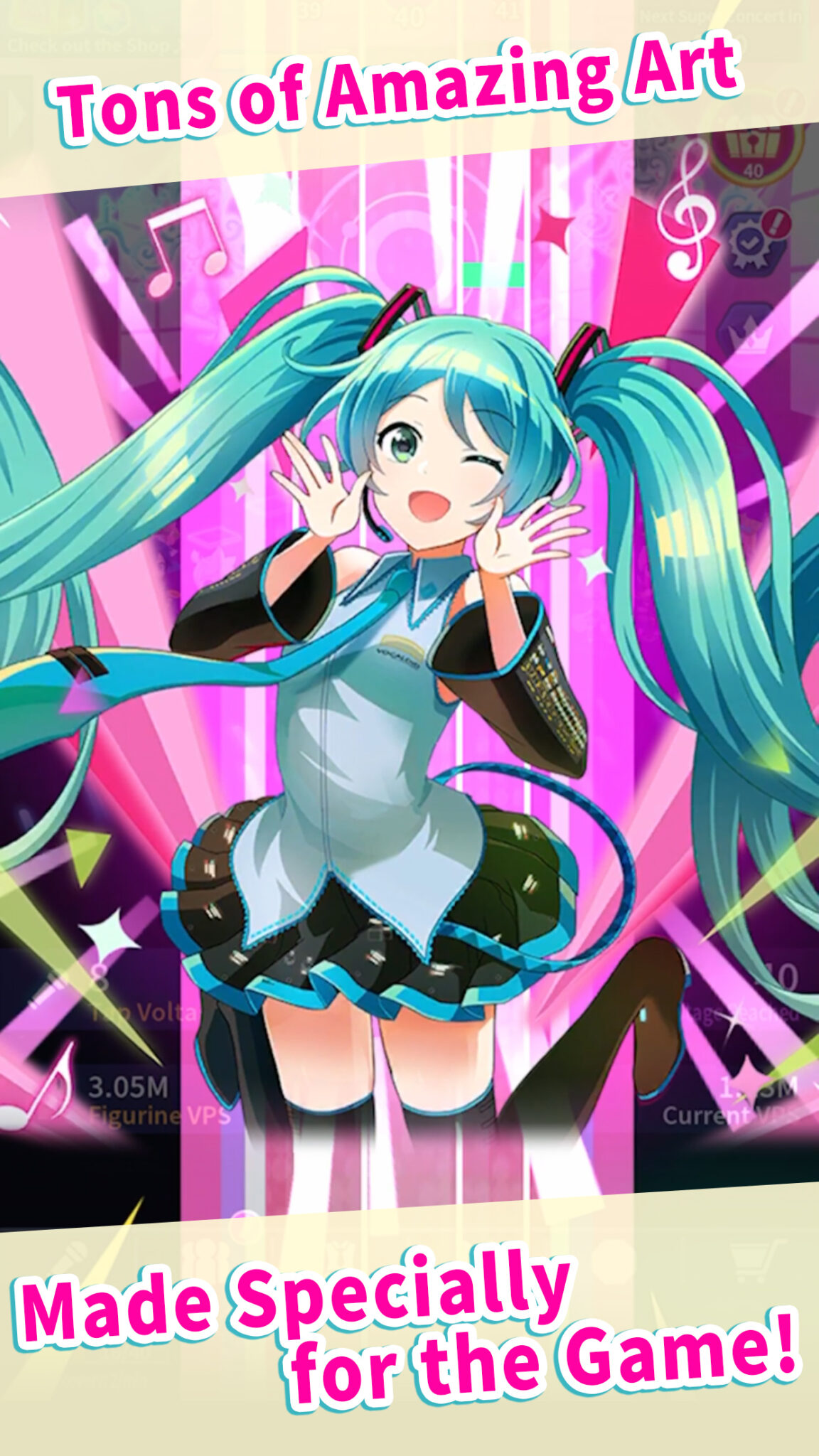 "Hatsune Miku - Tap Wonder" Official Release and Game Details! - VNN